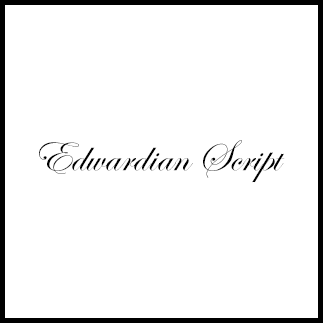 Edwardian Script Itc Font Pictures Edwardian Script Machine Embroidery
